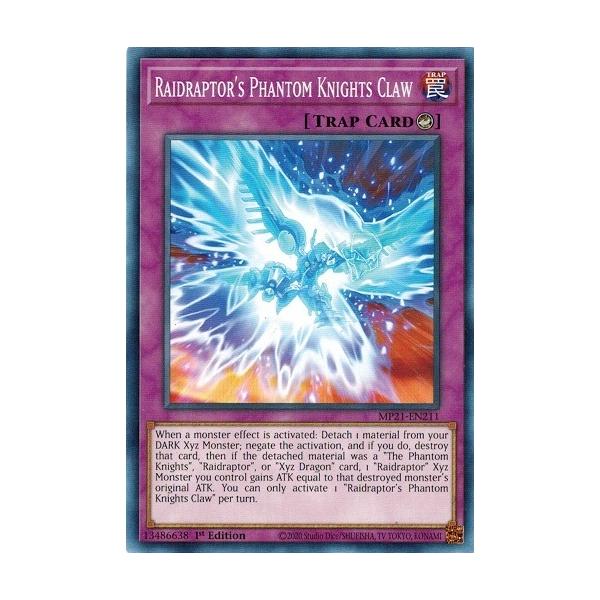 カード名:ＲＲ−ファントム・クロー/Raidraptor's Phantom Knights Claw収録:2021 Tin of Ancient Battles品番:MP21-EN211レアリティ:ノーマルカウンター罠このカード名のカード...