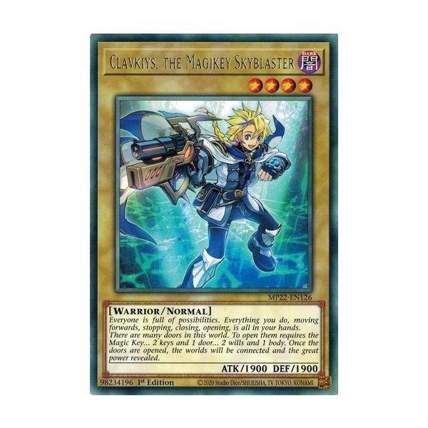 カード名:魔鍵銃士−クラヴィス/Clavkiys, the Magikey Skyblaster収録:2022 Tin of the Pharaoh’s Gods Mega Pack品番:MP22-EN126レアリティ:レア通常モンスター星...