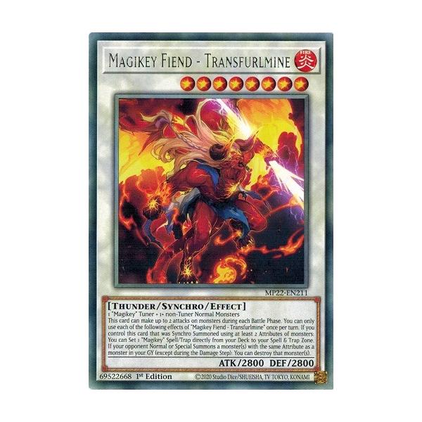 カード名:魔鍵変鬼−トランスフルミネ/Magikey Fiend - Transfurlmine収録:2022 Tin of the Pharaoh’s Gods Mega Pack品番:MP22-EN211レアリティ:レアシンクロ・効果モ...