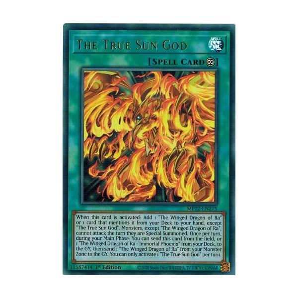 カード名:真なる太陽神/The True Sun God収録:2022 Tin of the Pharaoh’s Gods Mega Pack品番:MP22-EN275レアリティ:ウルトラレア永続魔法このカード名のカードは１ターンに１枚しか...