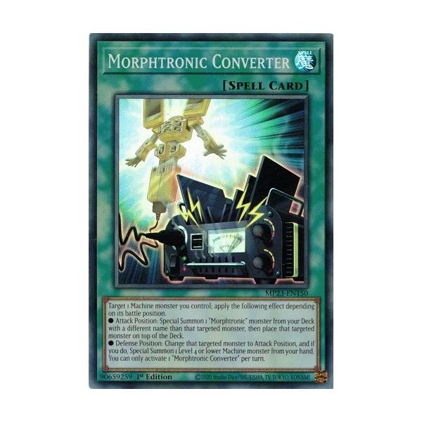 カード名:Ｄ・コンバートユニット/Morphtronic Converter収録:25th Anniversary Tin：Dueling Heroes Mega Pack品番:MP23-EN150レアリティ:スーパーレア通常魔法このカード...