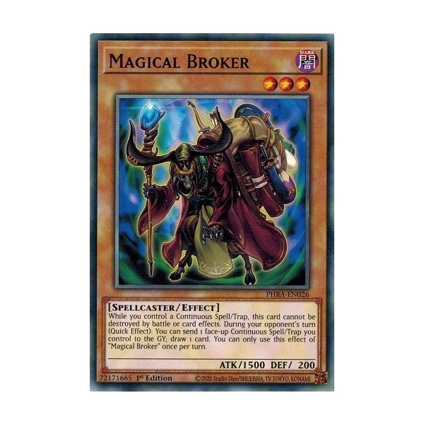 カード名:魔導闇商人/Magical Broker収録:ファントム・レイジ品番:PHRA-EN026レアリティ:ノーマル効果モンスター星３/闇属性/魔法使い族/攻1500/守 200このカード名の(2)の効果は1ターンに1度しか使用できない...