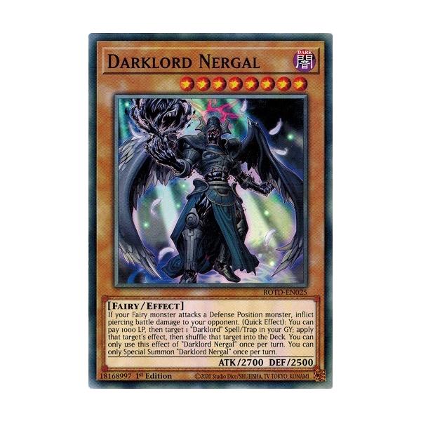 カード名:堕天使ネルガル/Darklord Nergal収録:ライズ・オブ・ザ・デュエリスト品番:ROTD-EN025レアリティ:ノーマル効果モンスター星８/闇属性/天使族/攻2700/守2500自分は「堕天使ネルガル」を１ターンに１度しか...