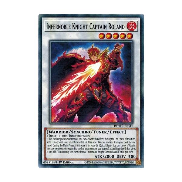カード名:焔聖騎士導−ローラン/Infernoble Knight Captain Roland収録:ライズ・オブ・ザ・デュエリスト品番:ROTD-EN041レアリティ:ノーマルシンクロ・チューナー・効果モンスター星５/炎属性/戦士族/攻2...