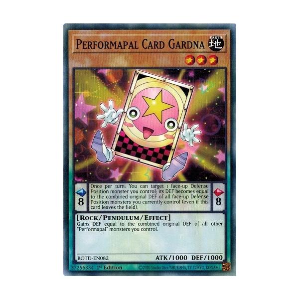 カード名:ＥＭカード・ガードナー/Performapal Card Gardna収録:ライズ・オブ・ザ・デュエリスト品番:ROTD-EN082レアリティ:ノーマルペンデュラム・効果モンスター星３/地属性/岩石族/攻1000/守1000【Ｐス...
