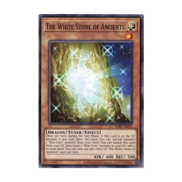 カード名:The White Stone of Ancients/太古の白石収録:Structure Deck: Rise of the Blue-Eyes品番:SDRB-AE012レアリティ:ノーマルチューナー・効果モンスター星１/光属性...