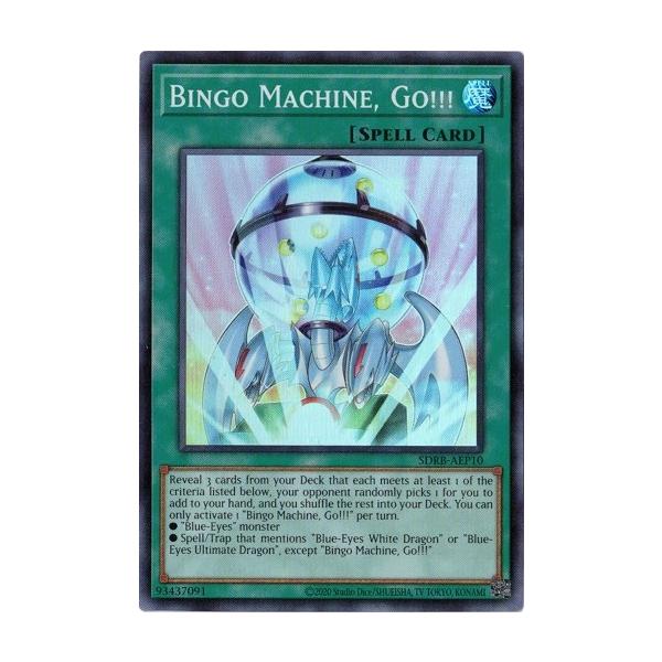 カード名:Bingo Machine, Go!!!/ビンゴマシーンＧＯ！ＧＯ！収録:Structure Deck: Rise of the Blue-Eyes Power-Up Pack品番:SDRB-AEP10レアリティ:スーパーレア通常...