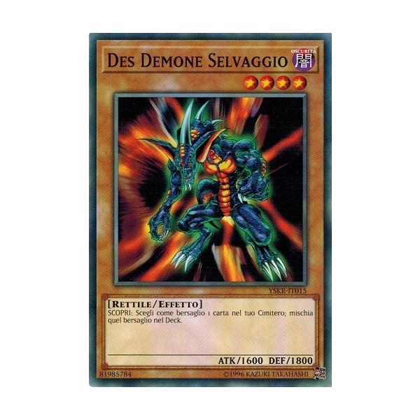 カード名:デスグレムリン/Des Demone Selvaggio収録:Starter Deck Kaiba - Reloaded品番:YSKR-IT015レアリティ:ノーマルリバース・効果モンスター星４/闇属性/爬虫類族/攻1600/守1...