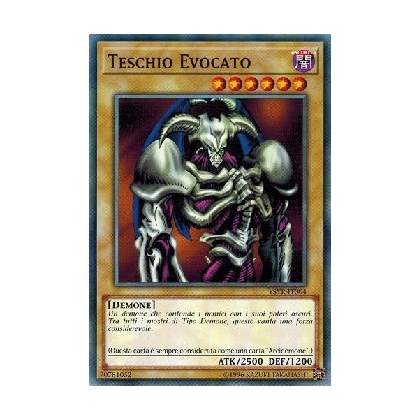 カード名:デーモンの召喚/Teschio Evocato収録:Starter Deck Yugi - Reloaded品番:YSYR-IT004レアリティ:ノーマル通常モンスター星６/闇属性/悪魔族/攻2500/守1200闇の力を使い、人の...