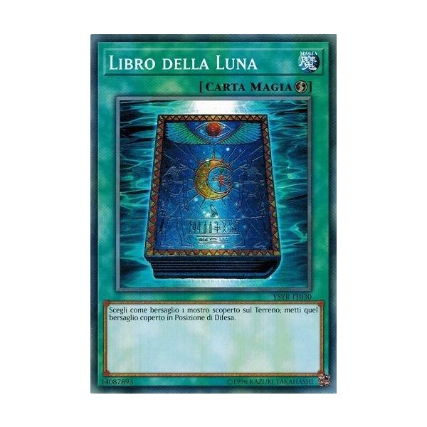 カード名:月の書/Libro della Luna収録:Starter Deck Yugi - Reloaded品番:YSYR-IT030レアリティ:ノーマル速攻魔法(1)：フィールドの表側表示モンスター１体を対象として発動できる。そのモン...