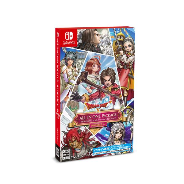 「ドラゴンクエストX オンライン オールインワンパッケージ version 1-7 [Switch版]」発売日：2024/03/21こちらの商品は、メーカーまたは代理店お取り寄せ商品となります。在庫数は代理店在庫であり、当店在庫数ではござい...