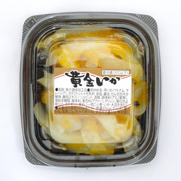 甲いか、ししゃも魚卵を和えたとれとれ厳選の珍味です。ご飯や酒のお供にどうぞ！※包装不可商品です。[原材料]甲いか（ベトナム、マレーシア）、カラフトシシャモ魚卵、食塩、醤油、たん白加水分解物、酵母エキス／ソルビット、酒精、調味料（アミノ酸等）...
