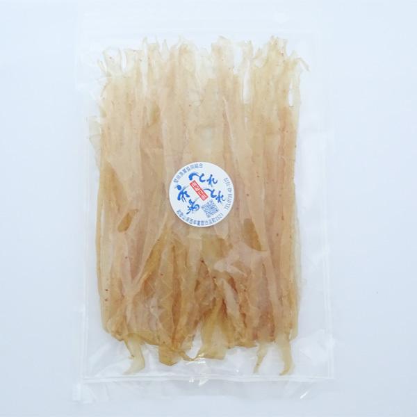 北海道産のほたての「ひも」を伸ばして乾燥させました。コリコリとした食感と、ほたてのコクのある味わいを楽しめます。※包装不可商品です。原材料　:　ほたて貝耳（北海道産）、砂糖、食塩、唐辛子／ソルビトール、調味料（アミノ酸等）、甘味料（ステビア...