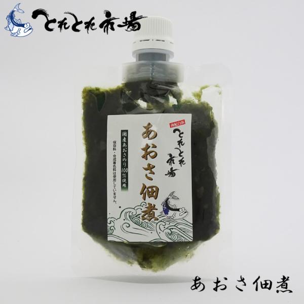 [商品説明]あおさ佃煮海苔は、国産あおさを使用した風味豊かな佃煮海苔です。120g入りのチューブに入っており、少量ずつ出しやすく、使いやすさも抜群です。ご飯のお供やおにぎりの具材として、またはお茶漬けやおつまみとしても幅広く活用できます。[...