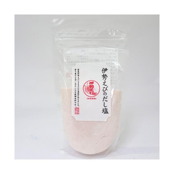 国産伊勢海老にまろやかな海塩を加えました。香り豊かな深い味わいの万能調味料です。みそ汁、茶碗蒸し、天ぷら塩など様々な料理にお使いいただけます。販売者　:　堅田漁業協同組合(和歌山県白浜町)製造者　:　はぎの食品株式会社(愛媛県伊予郡松前町)...