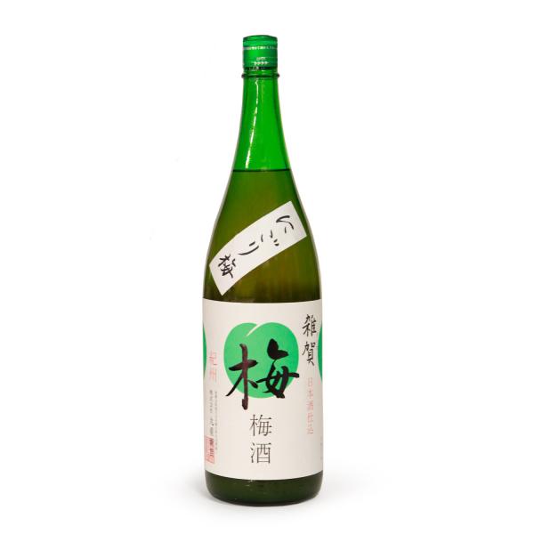 雑賀梅酒の仕込みに使用した梅を裏ごしして、梅酒に合わせた日本酒仕込の梅酒です。※裏ごしした梅が入っていますので、品質保持のため、冷蔵庫にて保管をお願いします。開栓後はお早めにお召し上がりください。製造者　:　九重雑賀(和歌山県岩出市) アル...