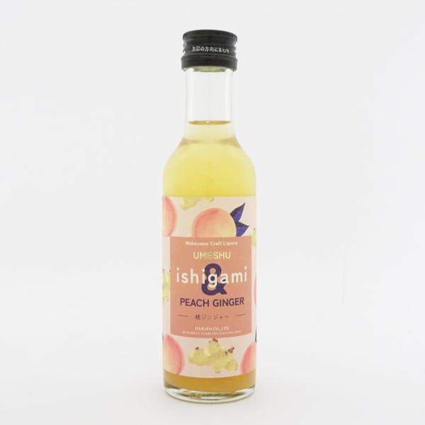 自慢の梅酒に、和歌山県の桃と新生姜をあわせた、贅沢なスイーツを思わせる、フルーティでキレのある味わい。製造者　:　株式会社　濱田(和歌山県田辺市) 原材料　:　醸造アルコール(国内製造)、糖類（果糖、砂糖）、桃、梅、レモン果汁、はちみつ、生...