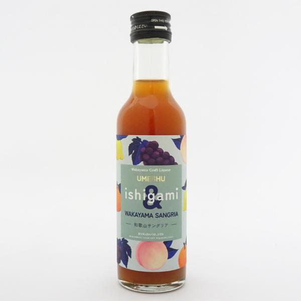 和歌山県産の桃、温州みかん、レモンと、厳選赤ワインを用いたサングリアを、梅酒とブレンド。リッチで深みのある味わい。製造者　:　株式会社　濱田(和歌山県田辺市) 原材料　:　ワイン（国内製造）、醸造アルコール、梅、糖類（砂糖、果糖）、温州みか...