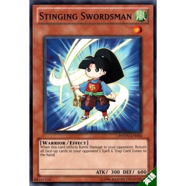 ■遊戯王(英語)■針剣士■Stinging Swordsman■PHSW-EN004/英語版/■68167124■ノーマル■効果モンスター■レベル１/風属性/戦士族/攻300/守600[ハ行]ハリケンシ/はりけんし■状態ランクは『A』〜『B...