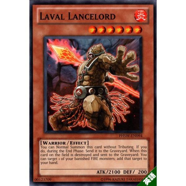 ■遊戯王(英語)■ラヴァル・ランスロッド■Laval Lancelord■PHSW-EN094/英語版/■00123709■ノーマル■効果モンスター■レベル６/炎属性/戦士族/攻2100/守200[ラ行]ラヴァルランスロッド/らヴぁるらんす...