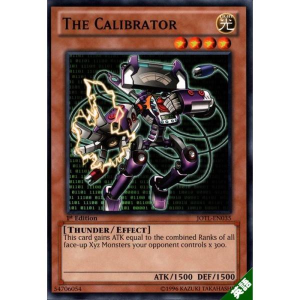 ■遊戯王(英語)■ザ・キャリブレーター■The Calibrator■JOTL-EN035/英語版/■54706054■ノーマル■効果モンスター■レベル４/光属性/雷族/攻1500/守1500[サ行]ザキャリブレーター/ざきゃりぶれーたー■...