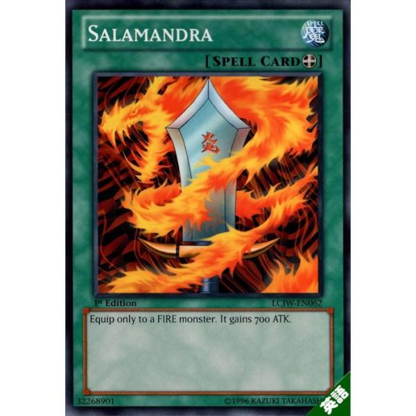 ■遊戯王(英語)■サラマンドラ■Salamandra■LCJW-EN062/英語版/■32268901■ノーマル■装備魔法[サ行]サラマンドラ/さらまんどら■状態ランクは『A』〜『B』です。小さな傷・いたみがあるものも含みます。■状態の見解...