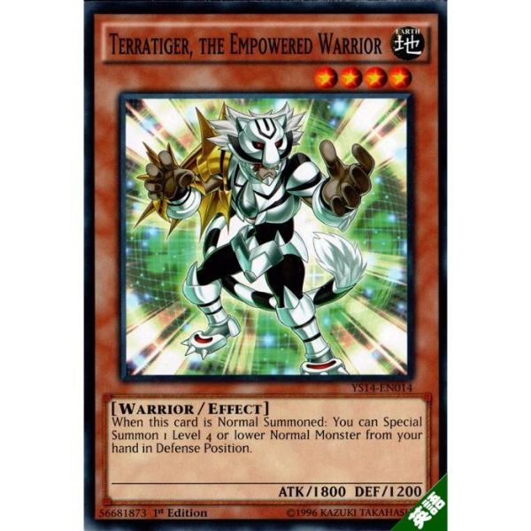 ■遊戯王(英語)■魔装戦士 テライガー■Terratiger, the Empowered Warrior■YS14-EN014/英語版/■56681873■ノーマル■効果モンスター■レベル４/地属性/戦士族/攻1800/守1200[マ行]...