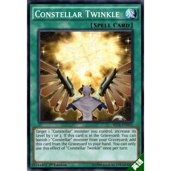 ■遊戯王(英語)■ティンクル・セイクリッド■Constellar Twinkle■SECE-EN055/英語版/■35544402■ノーマル■通常魔法[タ行]ティンクルセイクリッド/てぃんくるせいくりっど■状態ランクは『A』〜『B』です。小...