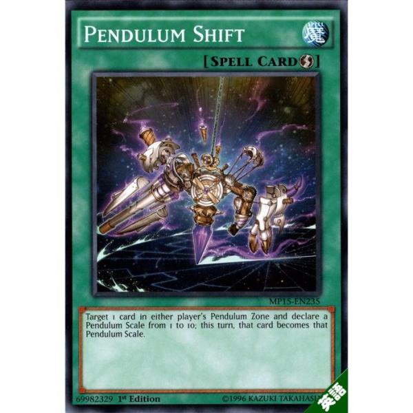 ■遊戯王(英語)■ペンデュラム・ターン■Pendulum Shift■MP15-EN235/英語版/■69982329■ノーマル■速攻魔法[ハ行]ペンデュラムターン/ぺんでゅらむたーん■状態ランクは『A』〜『B』です。小さな傷・いたみがある...