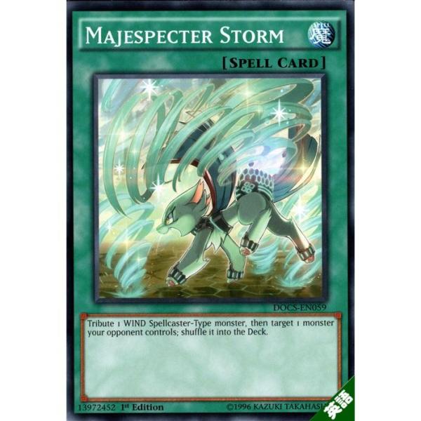 ■遊戯王(英語)■マジェスペクター・ストーム■Majespecter Storm■DOCS-EN059/英語版/■13972452■ノーマル■通常魔法[マ行]マジェスペクターストーム/まじぇすぺくたーすとーむ■状態ランクは『A』〜『B』です...