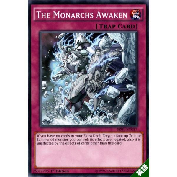 ■遊戯王(英語)■帝王の凍志■The Monarchs Awaken■SR01-EN037/英語版/■26822796■ノーマル■通常罠[タ行]テイオウノトウシ/ていおうのとうし■状態ランクは『A』〜『B』です。小さな傷・いたみがあるものも...
