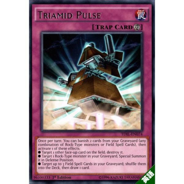 ■遊戯王(英語)■古代遺跡の目覚め■Triamid Pulse■TDIL-EN074/英語版/■96100333■レア■永続罠[タ行]トラミッドパルス/とらみっどぱるす■状態ランクは『A』〜『B』です。小さな傷・いたみがあるものも含みます。...