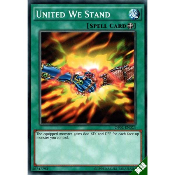 ■遊戯王(英語)■団結の力■United We Stand■OP02-EN023/英語版/■56747793■ノーマル■装備魔法[タ行]ダンケツノチカラ/だんけつのちから■状態ランクは『A』〜『B』です。小さな傷・いたみがあるものも含みます...