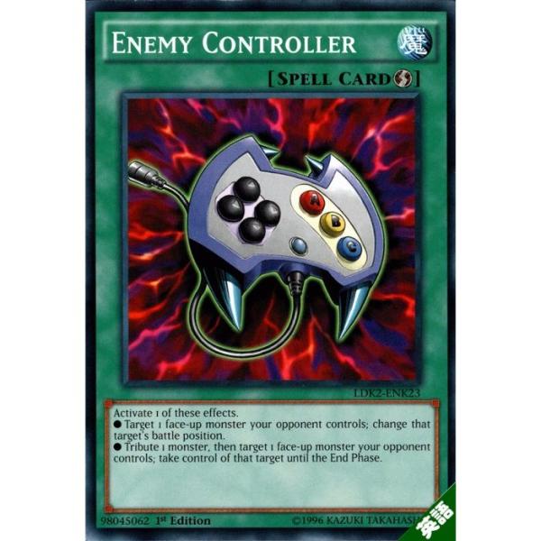 ■遊戯王(英語)■エネミーコントローラー■Enemy Controller■LDK2-ENK23/英語版/■98045062■ノーマル■速攻魔法[ア行]エネミーコントローラー/えねみーこんとろーらー■状態ランクは『A』〜『B』です。小さな傷...