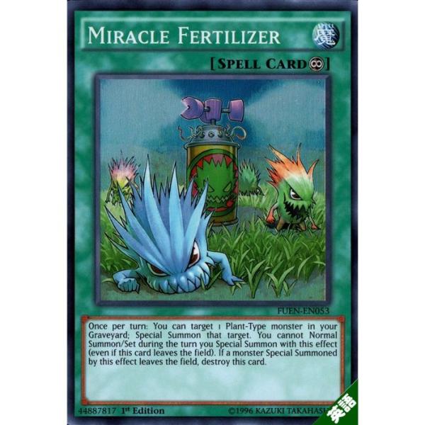 ■遊戯王(英語)■増草剤■Miracle Fertilizer■FUEN-EN053/英語版/1st■44887817■スーパーレア■永続魔法[サ行]ゾウソウザイ/ぞうそうざい■状態ランクは『A』〜『B』です。小さな傷・いたみがあるものも含...