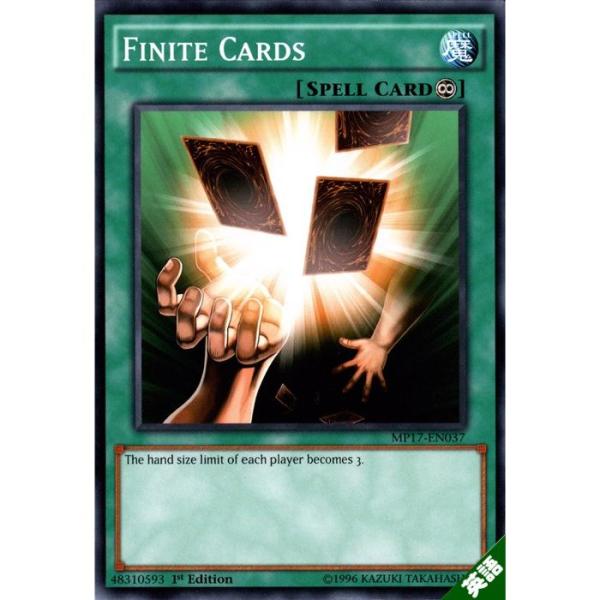 ■遊戯王(英語)■無念の手札■Finite Cards■MP17-EN037/英語版/■48310593■ノーマル■永続魔法[マ行]ムネンノテフダ/むねんのてふだ■状態ランクは『A』〜『B』です。小さな傷・いたみがあるものも含みます。■状態...