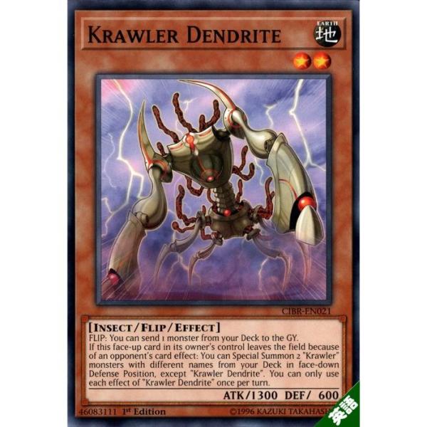 ■遊戯王(英語)■クローラー・デンドライト■Krawler Dendrite■CIBR-EN021/英語版/■46083111■ノーマル■リバース・効果モンスター■レベル２/地属性/昆虫族/攻1300/守600[カ行]クローラーデンドライト...