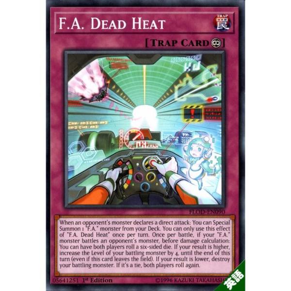 ■遊戯王(英語)■F.A. Dead Heat■F.A. Dead Heat■FLOD-EN090/英語版/■05641251■ノーマル■永続罠[]/■状態ランクは『A』〜『B』です。小さな傷・いたみがあるものも含みます。■状態の見解には個...