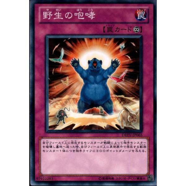 ■遊戯王■野生の咆哮■Howl of the Wild■DREV-JP065■97922283■ノーマル■永続罠[ヤ行]ヤセイノホウコウ/やせいのほうこう■状態ランクは『A』〜『B』です。小さな傷・いたみがあるものも含みます。※状態ランクが...