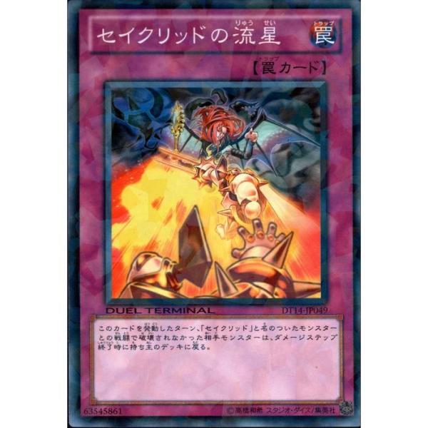 ■遊戯王■セイクリッドの流星■Constellar Meteor■DT14-JP049■63545861■ノーマル■通常罠[サ行]セイクリッドノリュウセイ/せいくりっどのりゅうせい■状態ランクは『A』〜『B』です。小さな傷・いたみがあるもの...