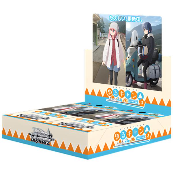 人気キャンプアニメ『ゆるキャン△ SEASON3』がヴァイスシュヴァルツのブースターパックとして登場！原作はマンガアプリ「COMIC FUZ」（芳文社）で連載中の、あfろ先生による大人気作品です。発売済みのトライアルデッキ（別売）と組み合わ...