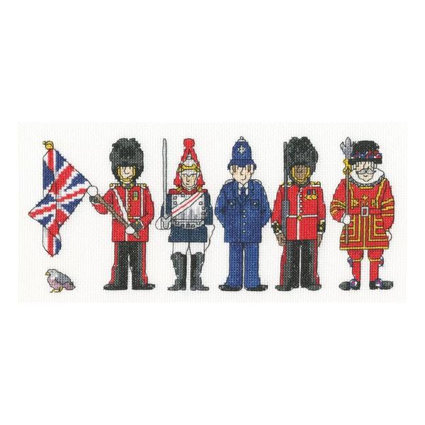 イギリス国王チャールズ三世戴冠記念・出来上がりサイズ：28×13cm・キット内容：刺繍布(ツヴァイガルト社製アイーダ・白)、刺しゅう糸、、針、図案、説明書(英語)、簡単な日本語説明・イギリス製 (Made in United Kingdom...