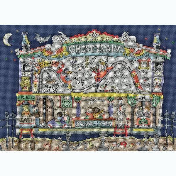 ・出来上がりサイズ：36×28cm・キット内容：刺繍布(ツヴァイガルト社製アイーダ/ネイビーブルー)、刺しゅう糸、針、図案、説明書(英語)、簡単な日本語説明・イギリス製 (Made in United Kingdom.)・刺繍布目数：14カ...