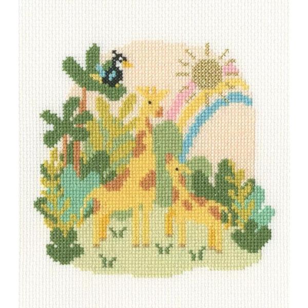 ・出来上がりサイズ：15×17cm・キット内容：刺繍布(ツヴァイガルト社製アイーダ/白)、刺しゅう糸、針、図案、説明書(英語)、簡単な日本語説明・イギリス製 (Made in United Kingdom.)・刺繍布目数：14カウント(1イ...
