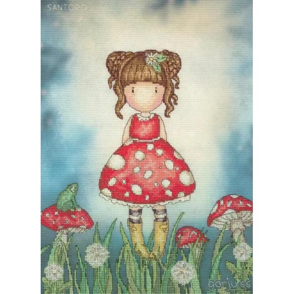 ・出来上がりサイズ：22cm×30.5cm (刺繍部分だけでなく、余白を含んだサイズになります。)・キット内容：刺繍布(ツヴァイガルト社製アイーダ/背景印刷済み)、刺しゅう糸、スパークル糸、ビーズ、針、図案、説明書(英語)、簡単な日本語説明...