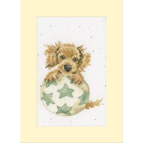 ・刺繍面サイズ：10×16cm・キット内容：刺繍布(アイーダ/白/斑点印刷済み)、刺しゅう糸、カード、封筒、針、図案(アルファベット図案付き)、説明書(英語)、簡単な日本語説明※刺繍布に斑点が印刷されておりますが、図案が印刷されているわけで...