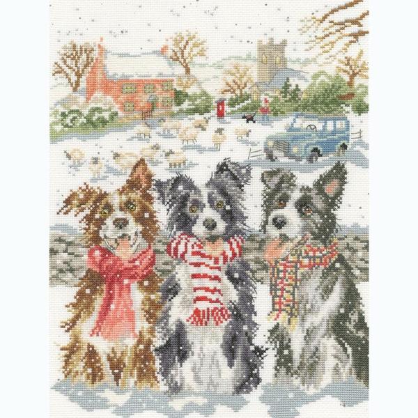 ・出来上がりサイズ：26×34cm (刺繍部分だけでなく、余白を含んだサイズになります。)・キット内容：刺繍布(ツヴァイガルト社製アイーダ/斑点印刷済み)、刺しゅう糸、針、図案、説明書(英語)、簡単な日本語説明・イギリス製 (Made in...