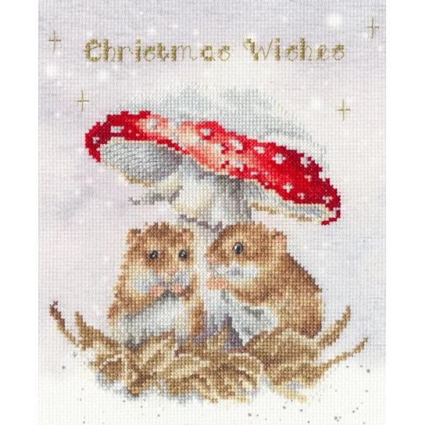 ・出来上がりサイズ：18×22cm (刺繍部分だけでなく、余白を含んだサイズになります。)・キット内容：刺繍布(ツヴァイガルト社製アイーダ/斑点印刷済み/白)、刺しゅう糸、針、図案、説明書(英語)、簡単な日本語説明・イギリス製 (Made ...