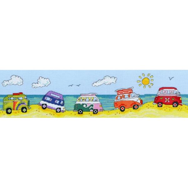 ・出来上がりサイズ：44×12cm・キット内容：刺繍布(ツヴァイガルト社製アイーダ)、刺しゅう糸、針、図案、説明書(英語)、簡単な日本語説明・イギリス製 (Made in United Kingdom.)・刺繍布目数：14カウント(1インチ...