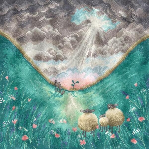 ・出来上がりサイズ：26×26cm・キット内容：刺繍布(ツヴァイガルト社製アイーダ/白)、刺しゅう糸(25番綿刺繍糸)、針、図案、説明書(英語)、アルファベット図案、簡単な日本語説明・イギリス製 (Made in United Kingdo...